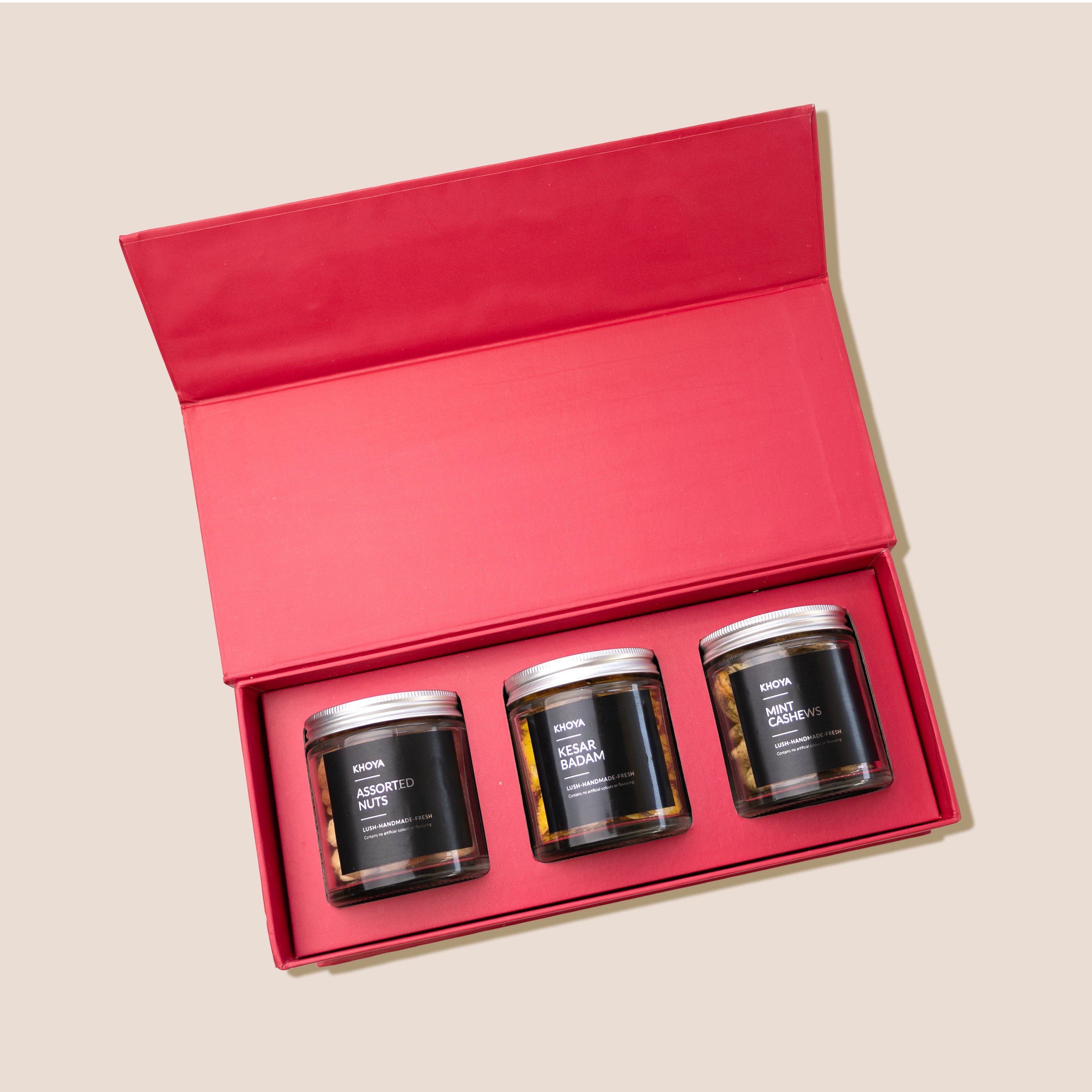 Buy 3 Nuts Jar Gift Set - Luxurious Wedding Gift