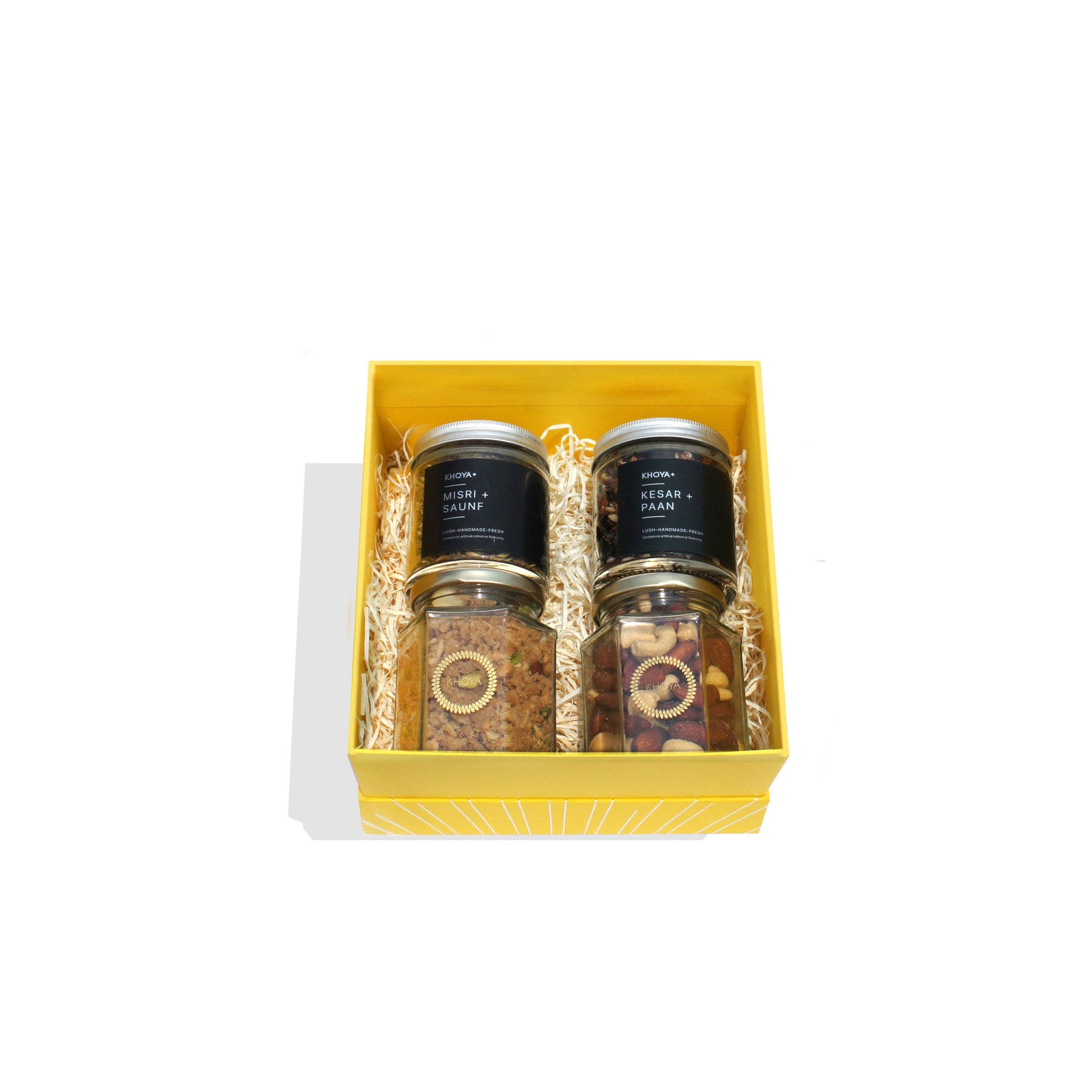 Hamper With Nuts - Corporate Gift Hampers in Delhi | KHOYA MITHAI