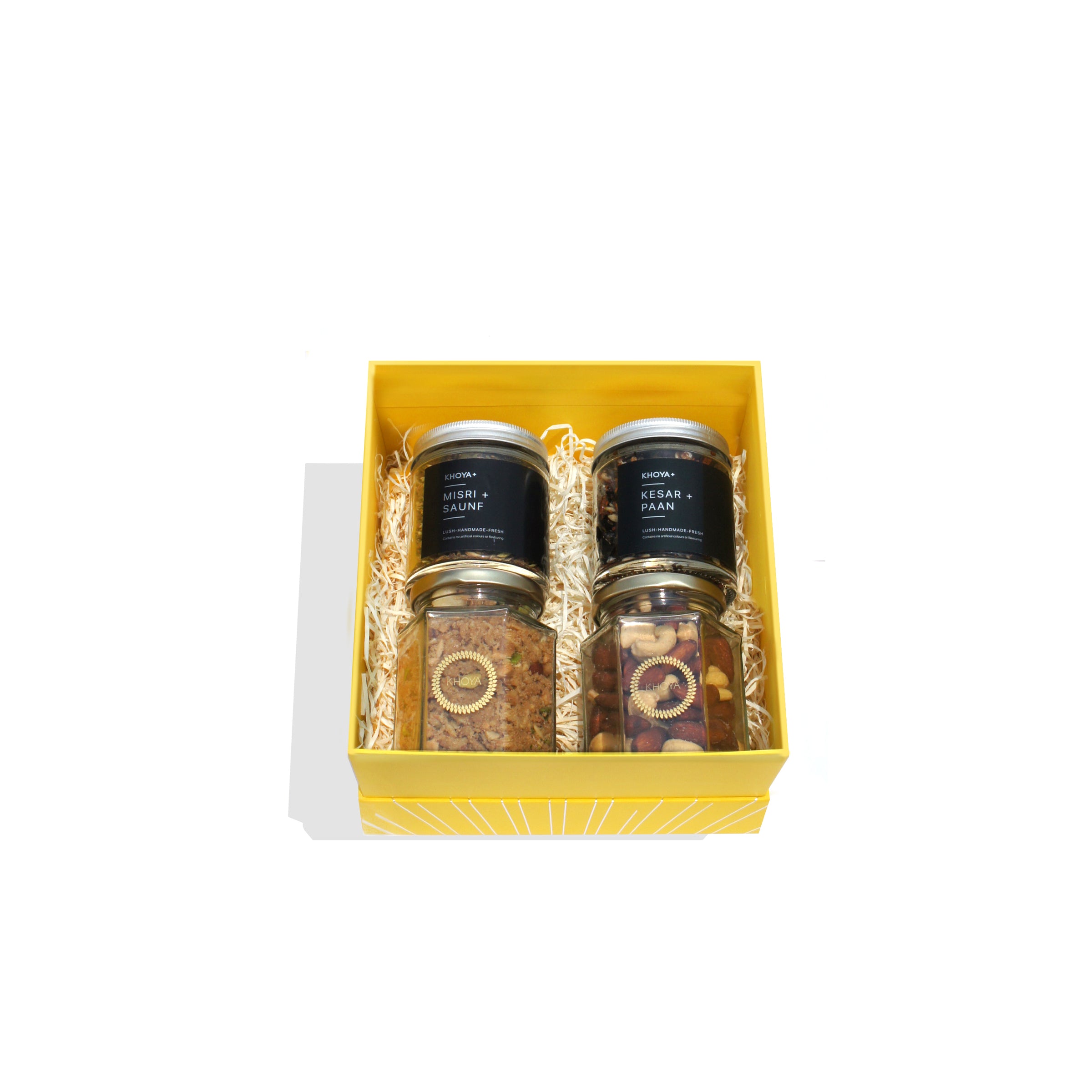 Hamper With Nuts - Corporate Gift Hampers in Delhi | KHOYA MITHAI